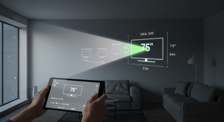 Como escolher o tamanho de TV ideal para sua sala smart